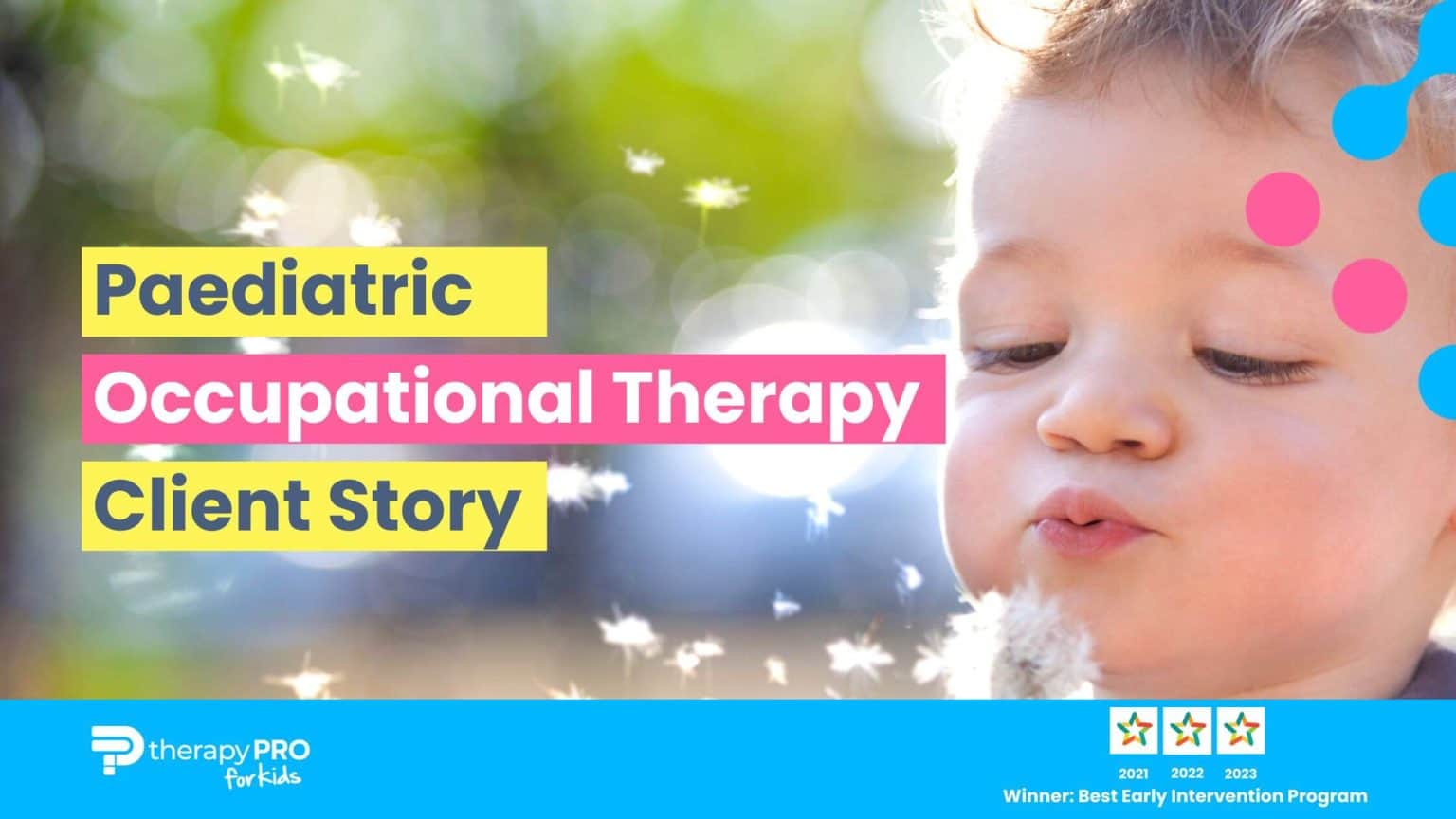 Paediatric Occupational Therapy for Young Learners - Therapy Pro